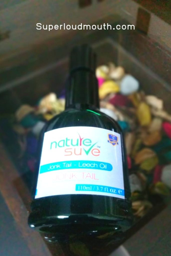 Nature sure Jonk Tail or Leech Oil Review - Superloudmouth
