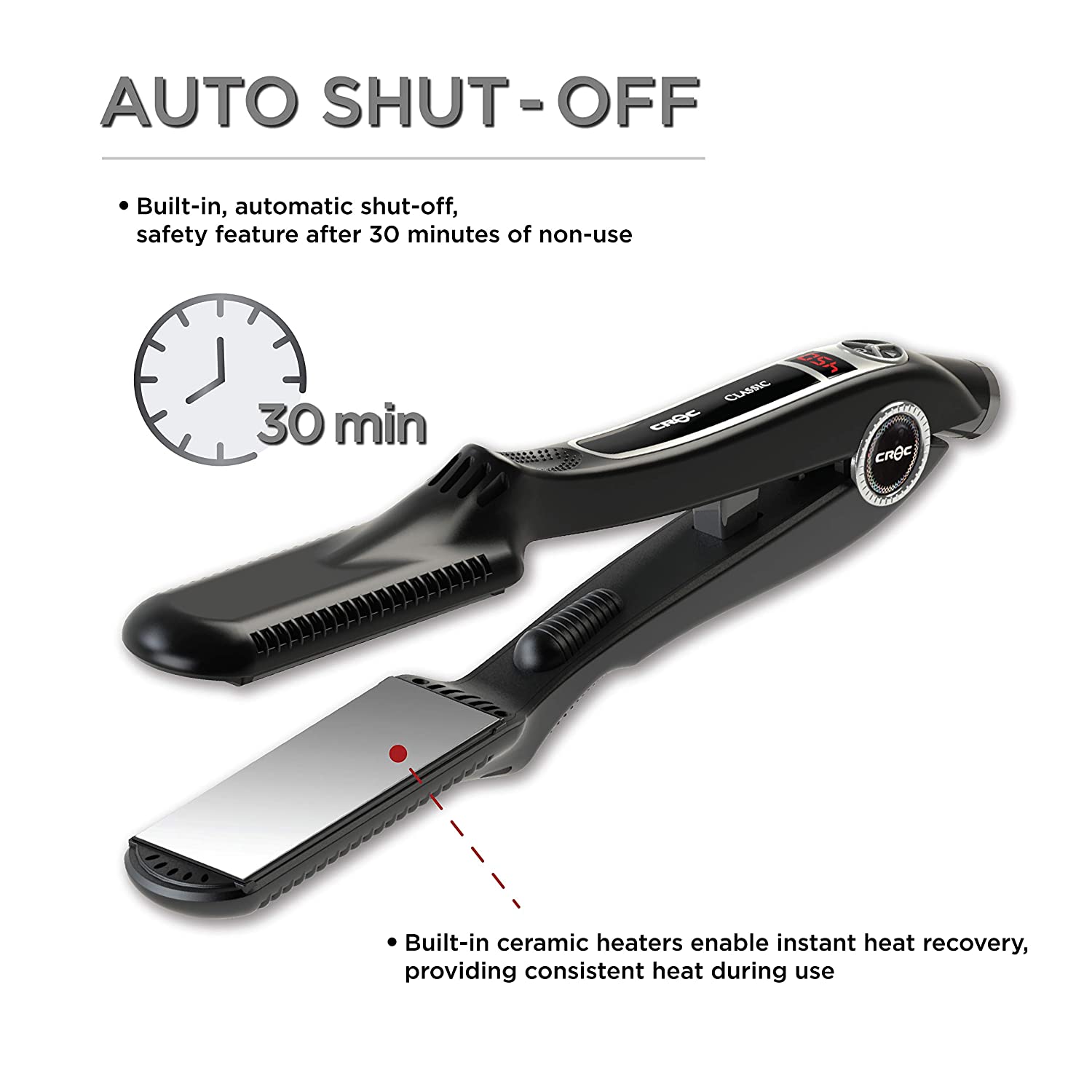 CROC Classic Silver Titanium Flat Iron Review - Superloudmouth